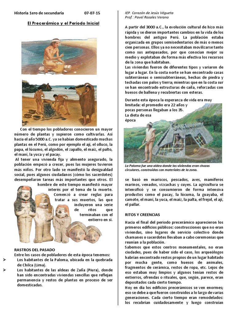 Periodo Inicial | PDF | Arqueología | Cultura (general)