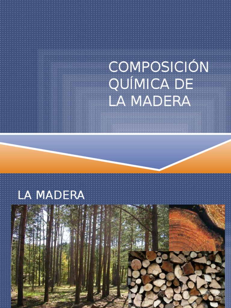 Composición Química de La Madera | PDF | Celulosa | Lignina