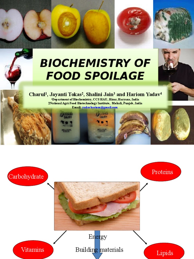 Biochemistry of Food Spoilage: Microbial and Chemical Reactions Leading ...