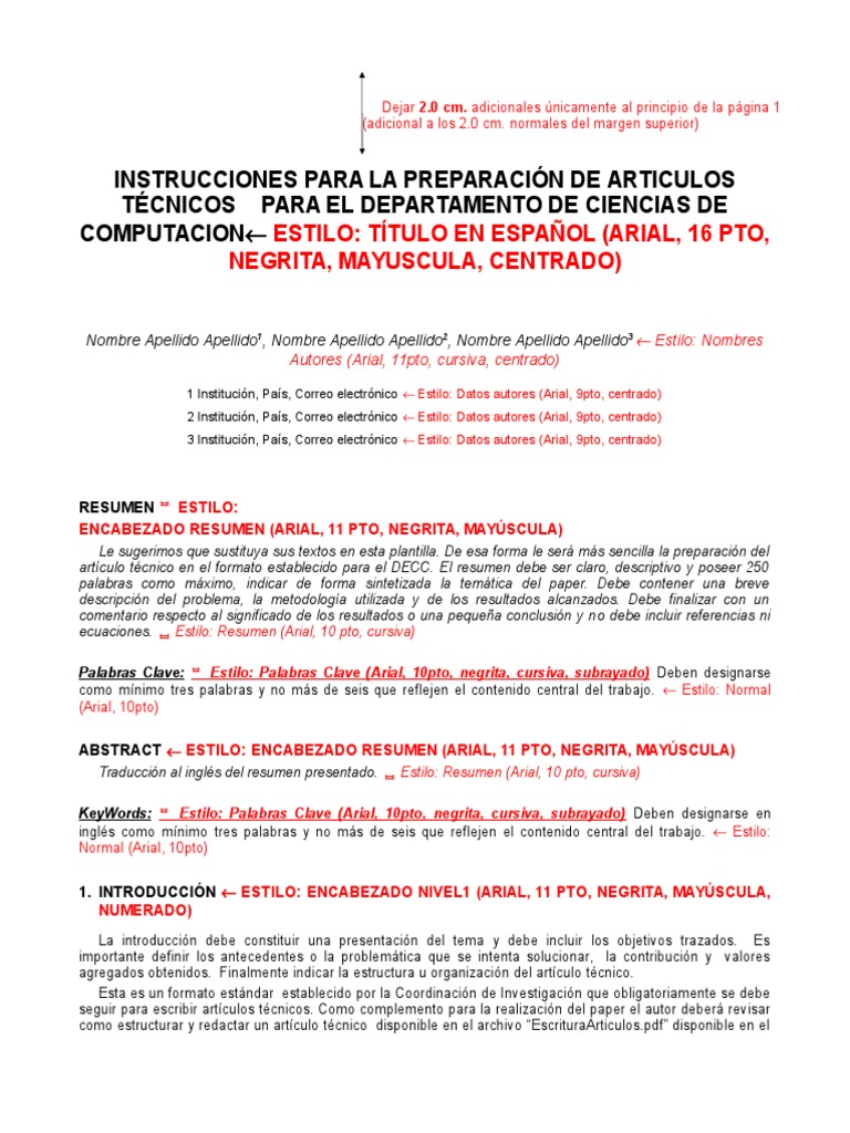Formato Articulo Tecnico DECC Espe | PDF