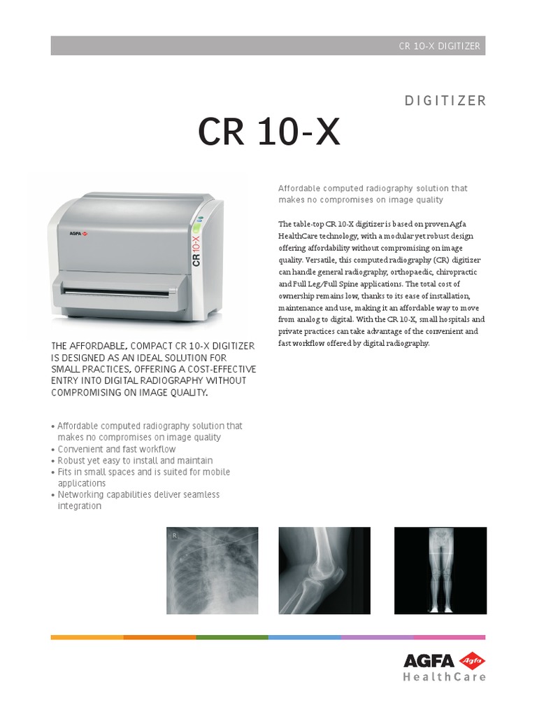 AGFA CR_10 x | Medical Imaging | Compact Cassette