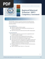 RBT Competency Assessment Study Guide | PDF | Reinforcement | Behavior