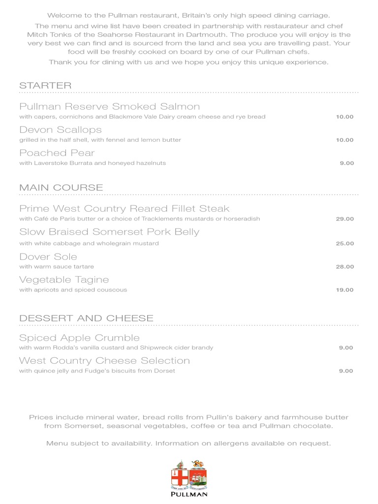 Pullman - Jan - 2015 - x4 Menus 287x155 | PDF | Champagne | Menu