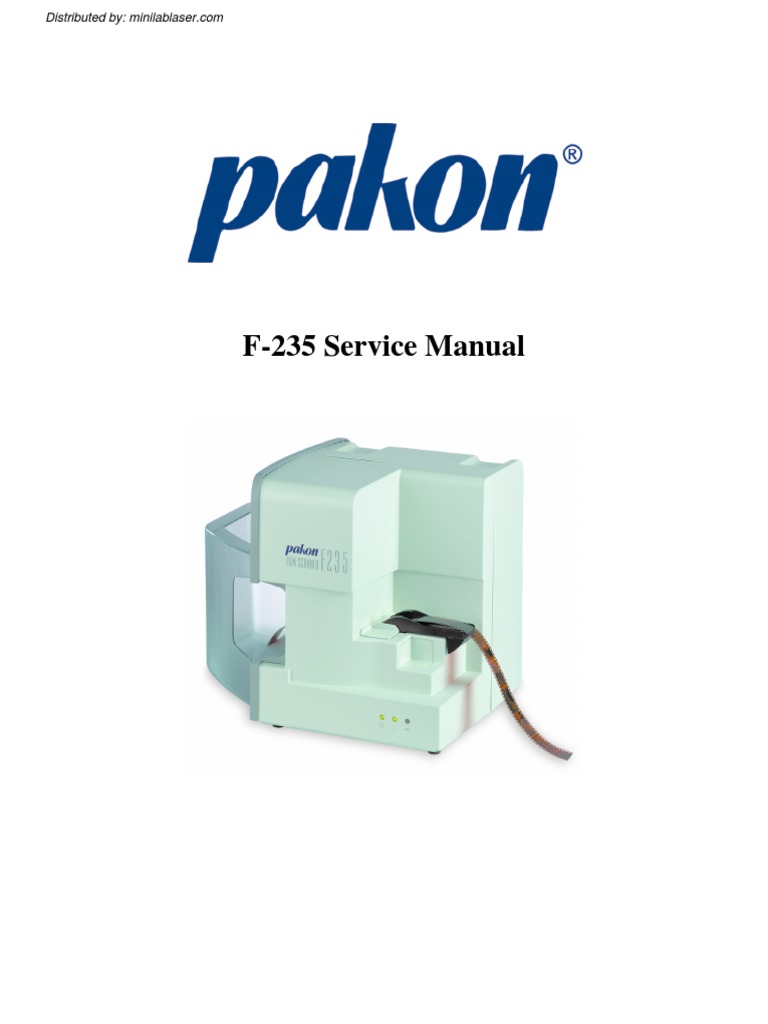 Pakon f235 Service Manual | PDF | Image Scanner | Bios