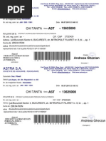 Model Chitanta Word | PDF