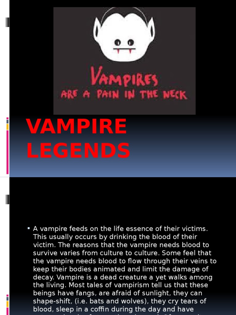 Vampire Legends | PDF | Vampires