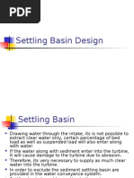 Design of Forebay | PDF | Reservoir | Dam