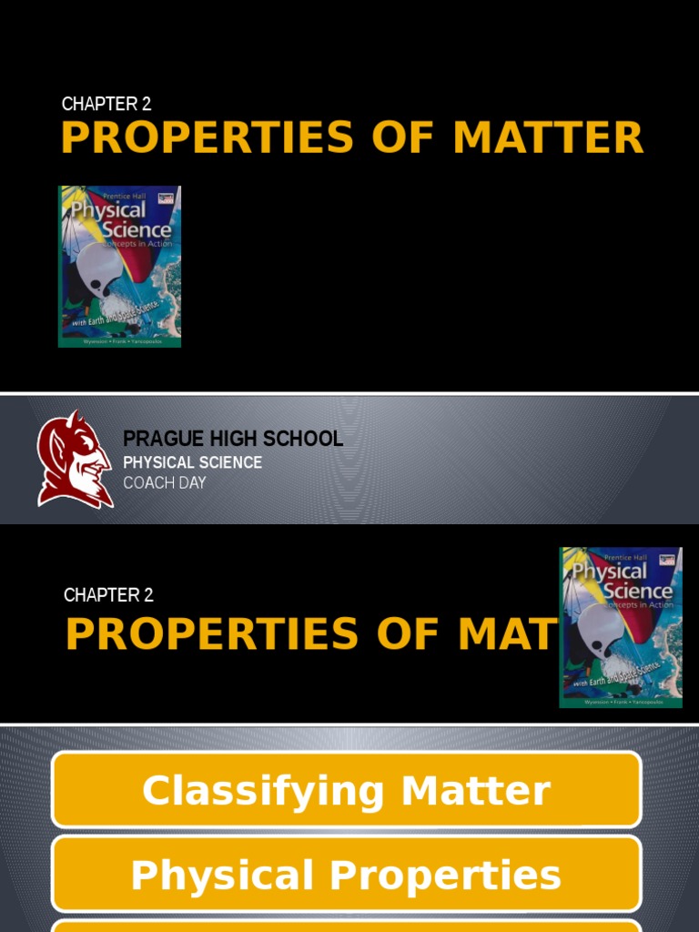 Classifying Matter and Properties of Physical Science | PDF | Mixture ...