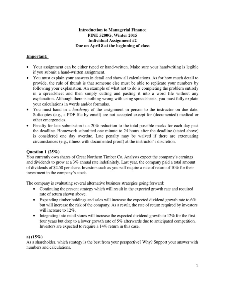 Corporate Finance Practice Question | PDF | Cost Of Capital | Equity ...