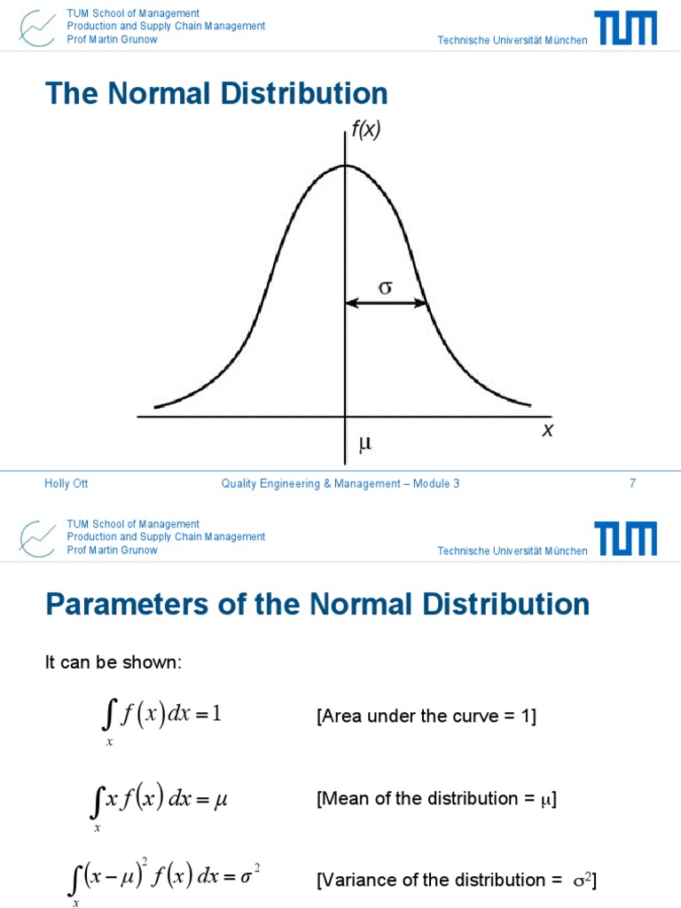 The Normal Distribution | PDF | Normal Distribution | Probability Theory