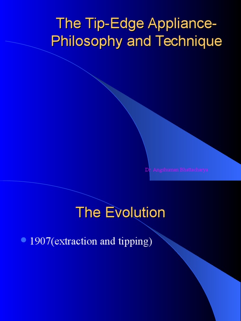 Tip - Edge | PDF | Dentistry | Mouth