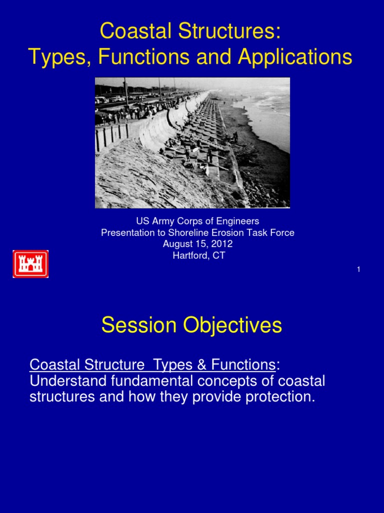 Coastal Structure Presentation USACE PDF | PDF | Beach | Erosion