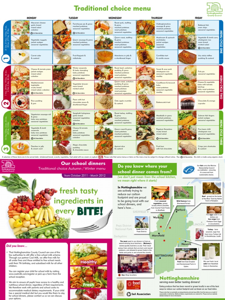 Traditional Choice Menu | PDF