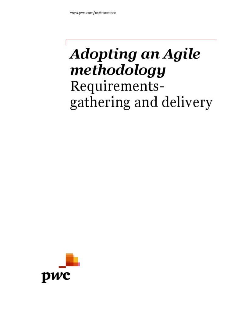PWC Adopting Agile Methodology | PDF | Agile Software Development ...