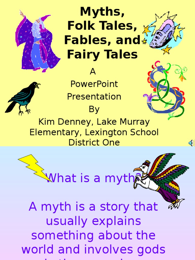 Myths, Folk Tales, Fables, Fairy Tales | PDF