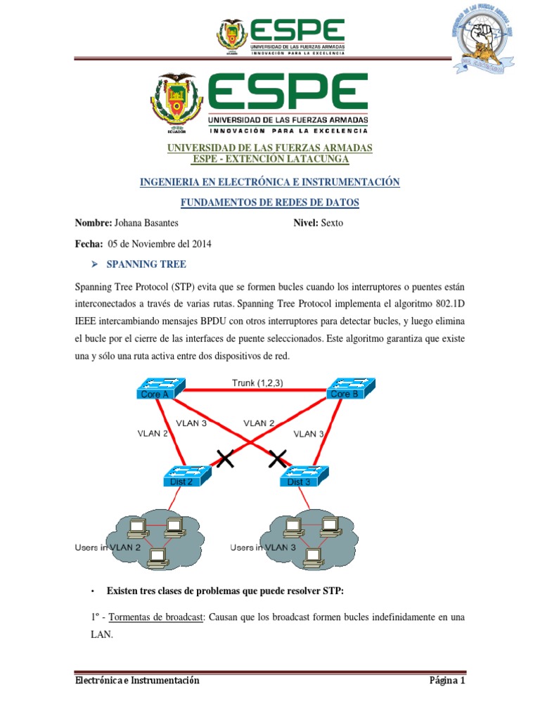 Deber 3 Spanning Tree | PDF | Arquitectura de Computadores | Redes