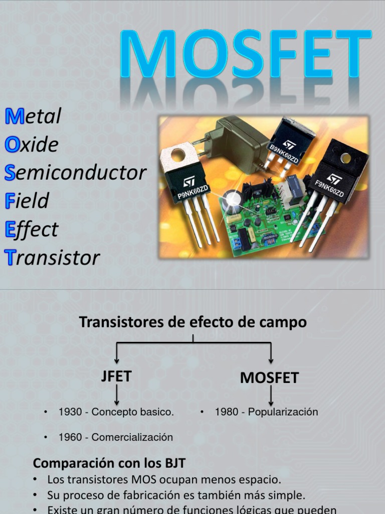 Mosfet Explicación | Mosfet | Transistor
