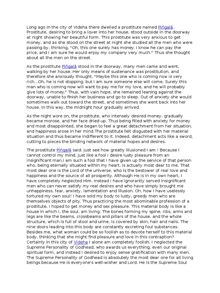 Story of Pingala | PDF | Happiness | Soul