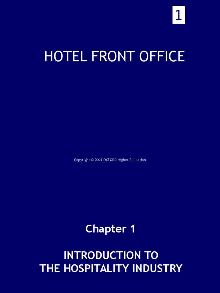 Introduction Front Office Operations | PDF | Hotel | Communication