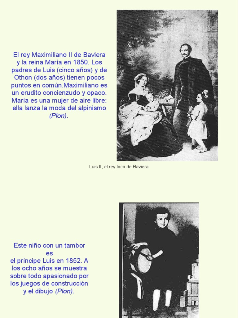 Luis II, El Rey Loco de Baviera - Fotografias | PDF