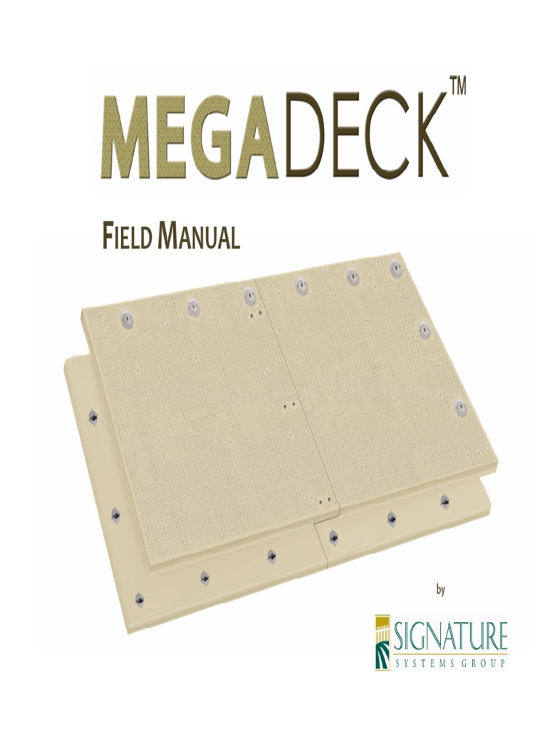 MegaDeck Field Manual PDF | PDF | Damages | Road Transport