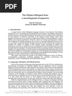 The Intellectualization of Filipino | PDF | Tagalog Language | Philippines