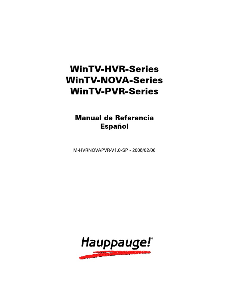 Manual de Usuario Del Wintv | PDF | Ventana (informática) | Point and Click