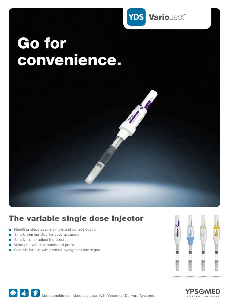 YDS VarioJect Device | PDF | Syringe | Wellness