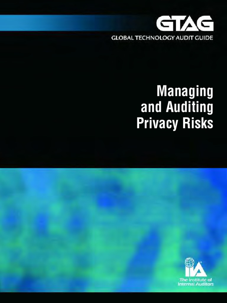 5 GTAG - Managing and Auditing Privacy Risk | PDF