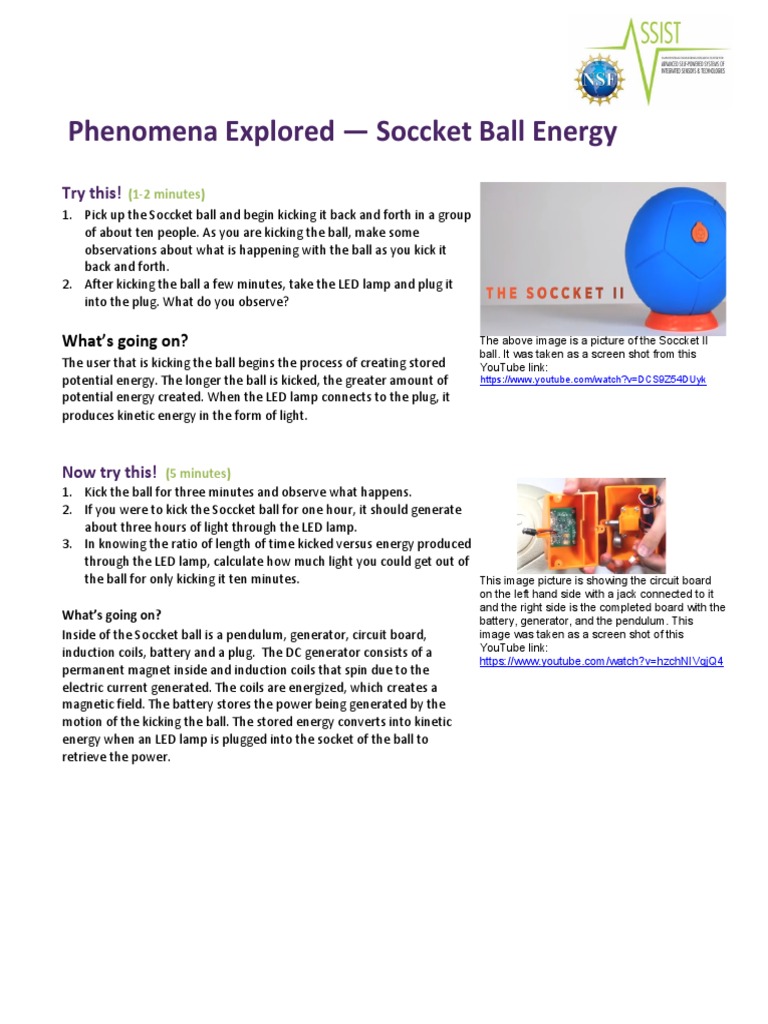 Soccket Ball Demo | PDF | Inductor | Electromagnetic Induction