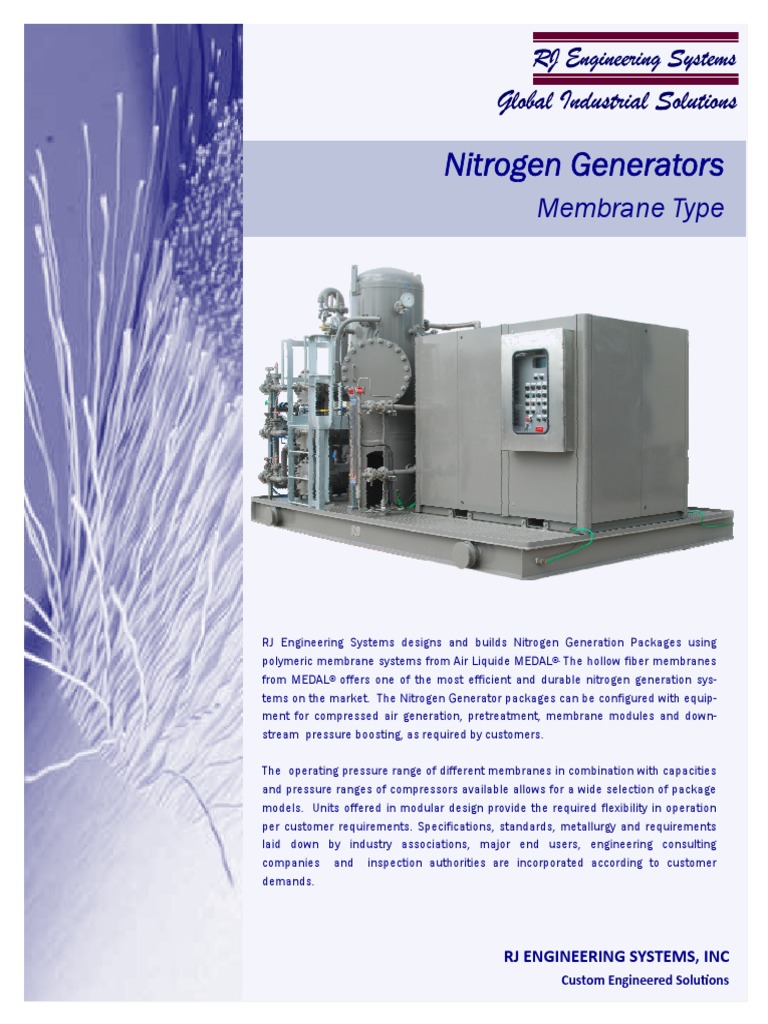 N2 Generators Bulletin | PDF | Gases | Chemistry