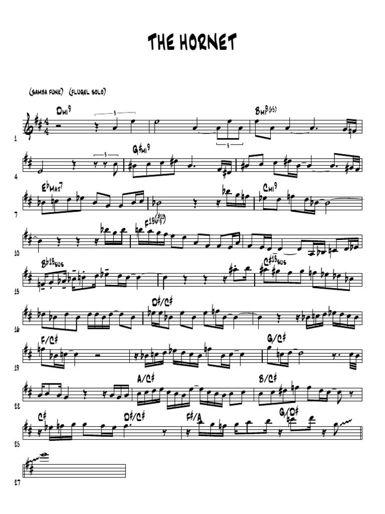 The Hornet - Jerry Hey | PDF