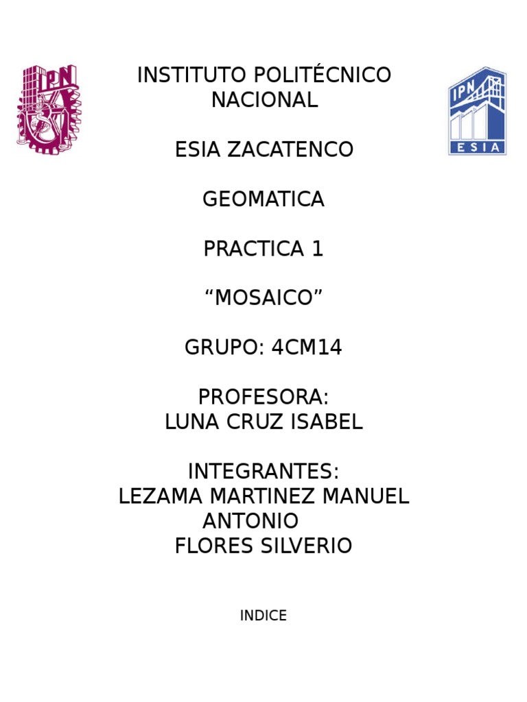 Practica 1 Geomatica | PDF | Fotografía aérea | Informática y tecnología de la información