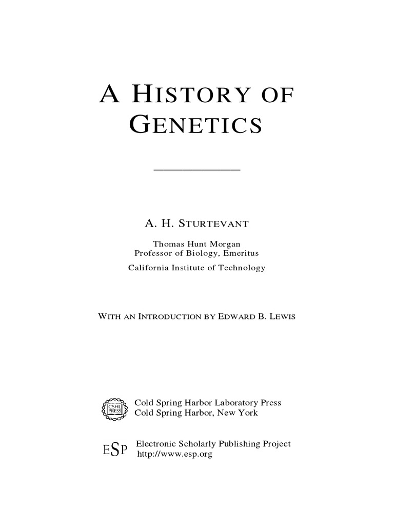 A History of Genetics, 2001, p.107 | Heredity | Genetics | Free 30-day ...