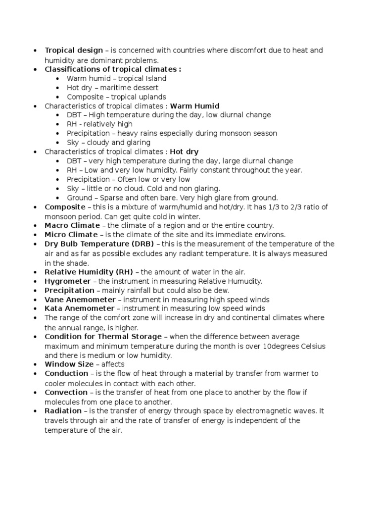 Tropical Design by Froilan Hong | PDF | Heat Transfer | Humidity