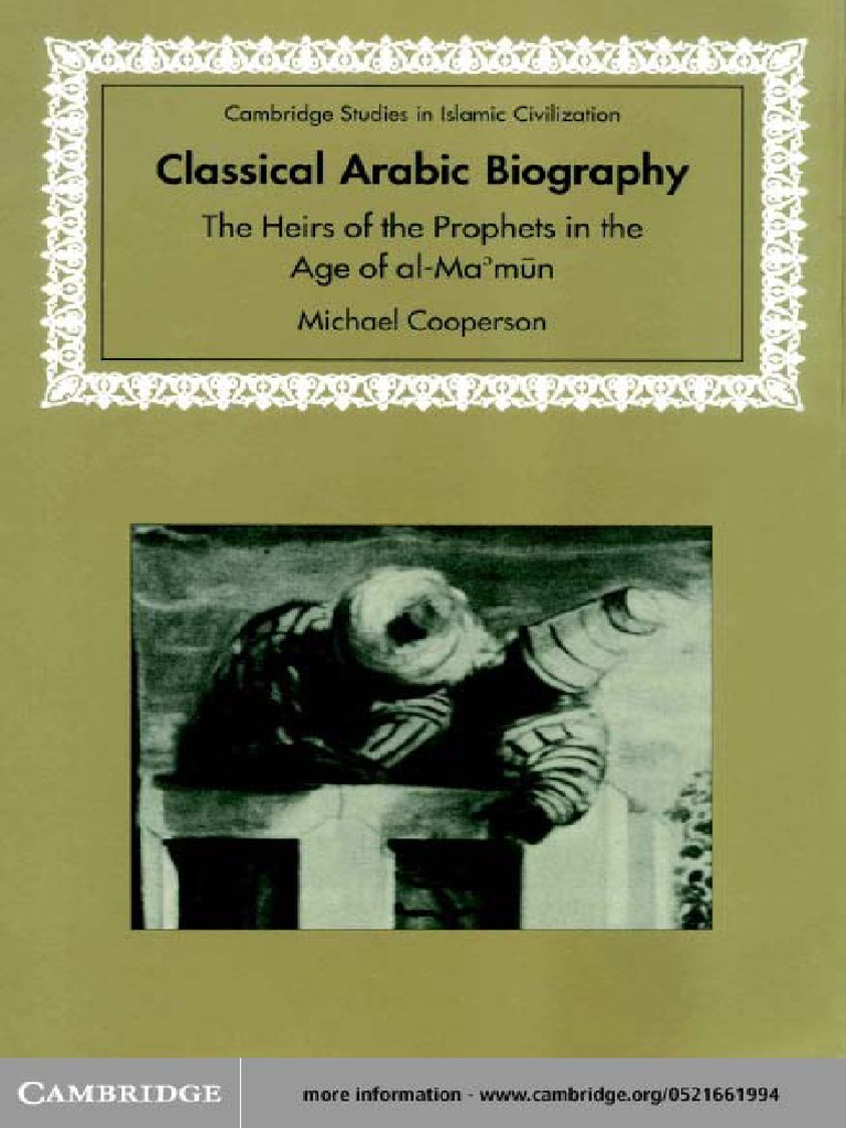 Cooperson - Classical Arabic Biography | Shia Islam | Muhammad
