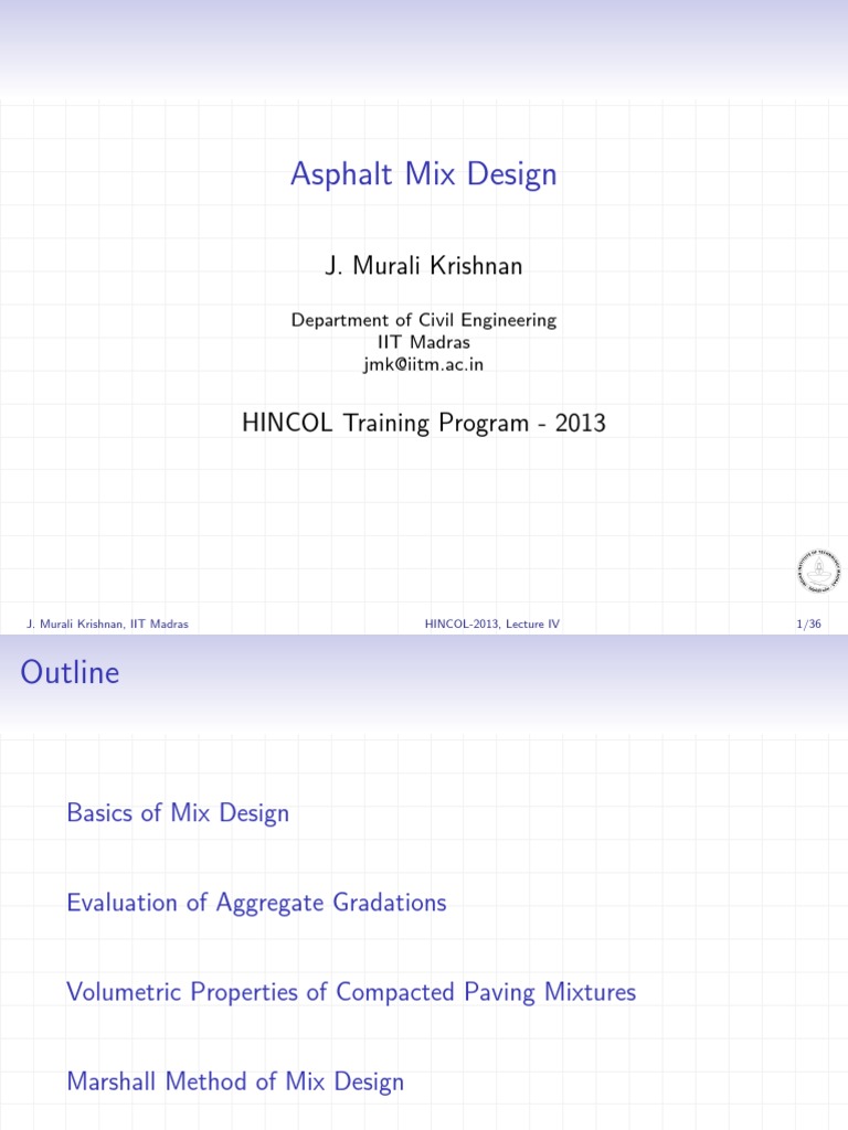 Asphalt Mix Design | Road Surface | Viscosity