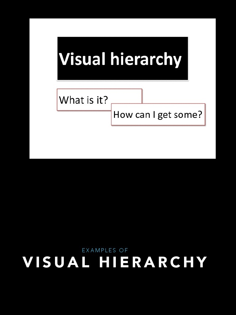 Visual Hierarchy Examples | PDF