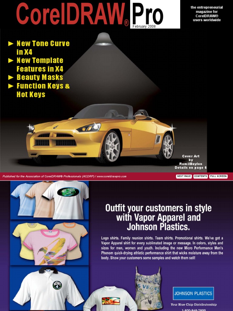 Corel Draw Pro Feb | PDF | Advertising | Graphic Design