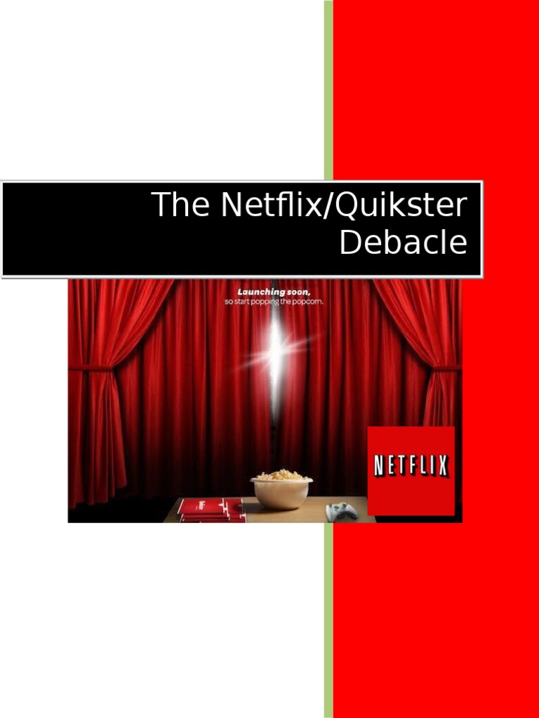 Netflix Quikster Debacle | PDF | Netflix | Subscription Business Model
