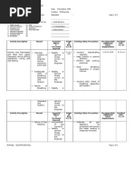 GAS Testing Form - Sample | PDF | Materials | Gases