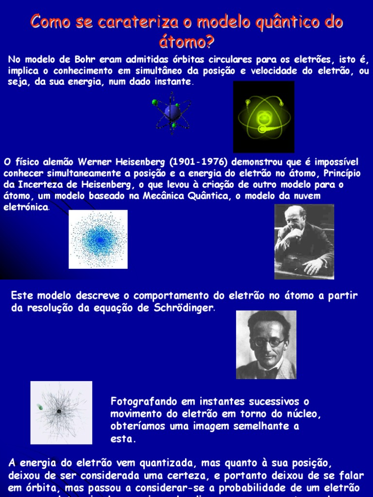 No 14 Modelo Quantico Aula | PDF | Átomos | Orbital atômico