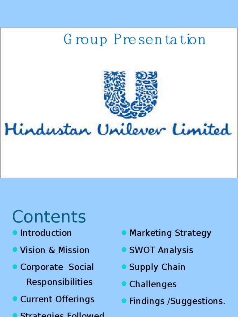 ppt on HUL | Swot Analysis | Economies