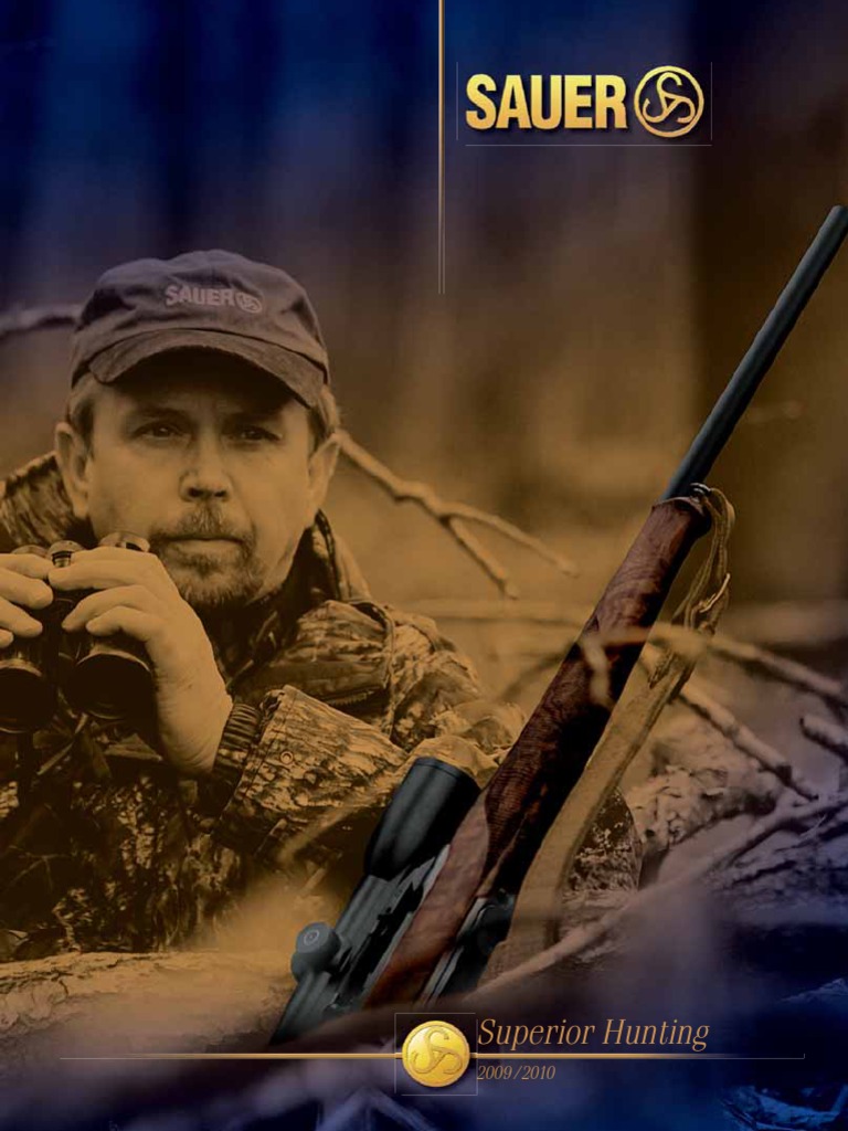 SAUER Hunting Catalogue 09 10 GB | PDF | Gun Barrel | Rifle