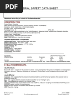 Am241Be Material Safety Data Sheet | PDF | Radioactive Decay | Neutron