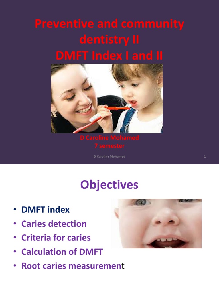 6.DMFT Index A | PDF | Human Tooth | Dentistry