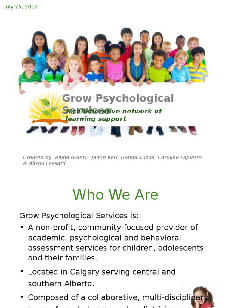 Grow Psychological Services Overview | PDF | Confidentiality | Informed Consent