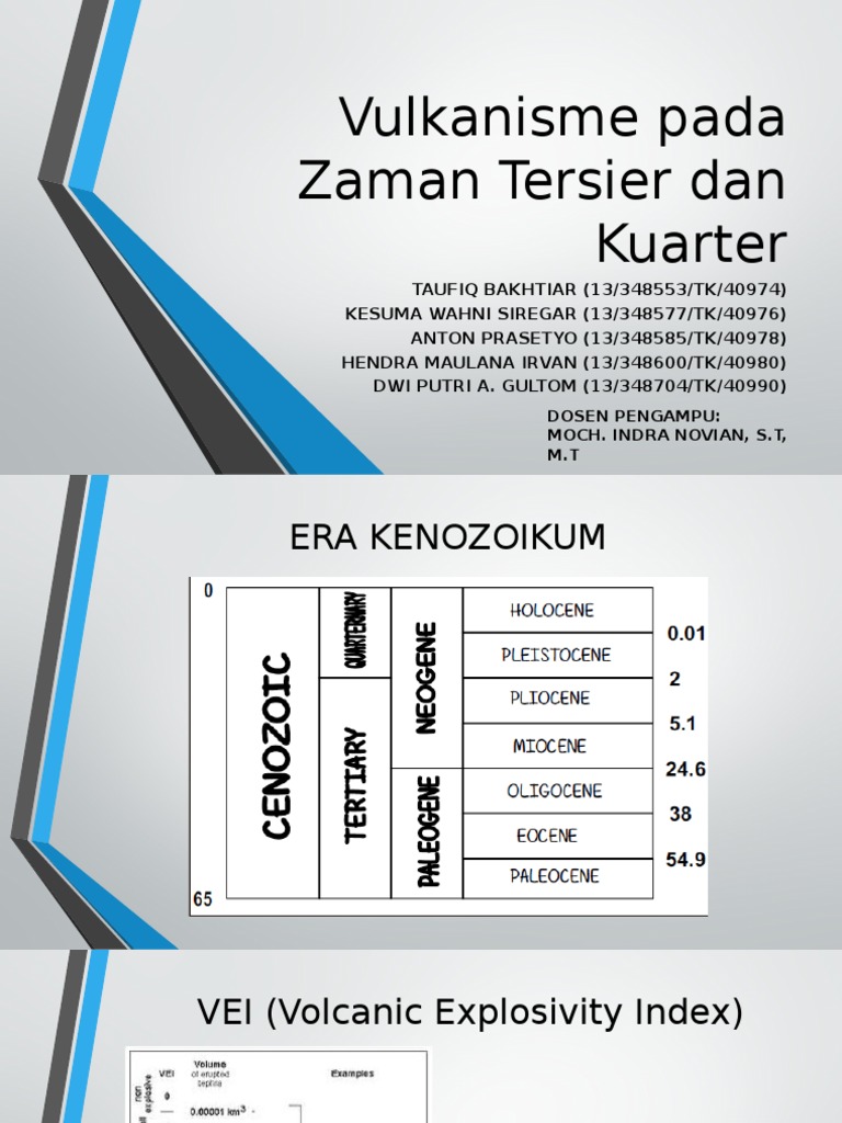 Vulkanisme Pada Zaman Tersier Dan Kuarter | PDF