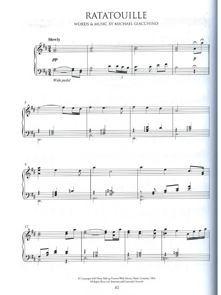 Ratatouille - Michael Giacchino | PDF