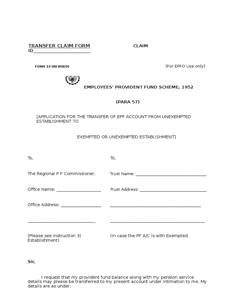 Updated Form 13 | PDF